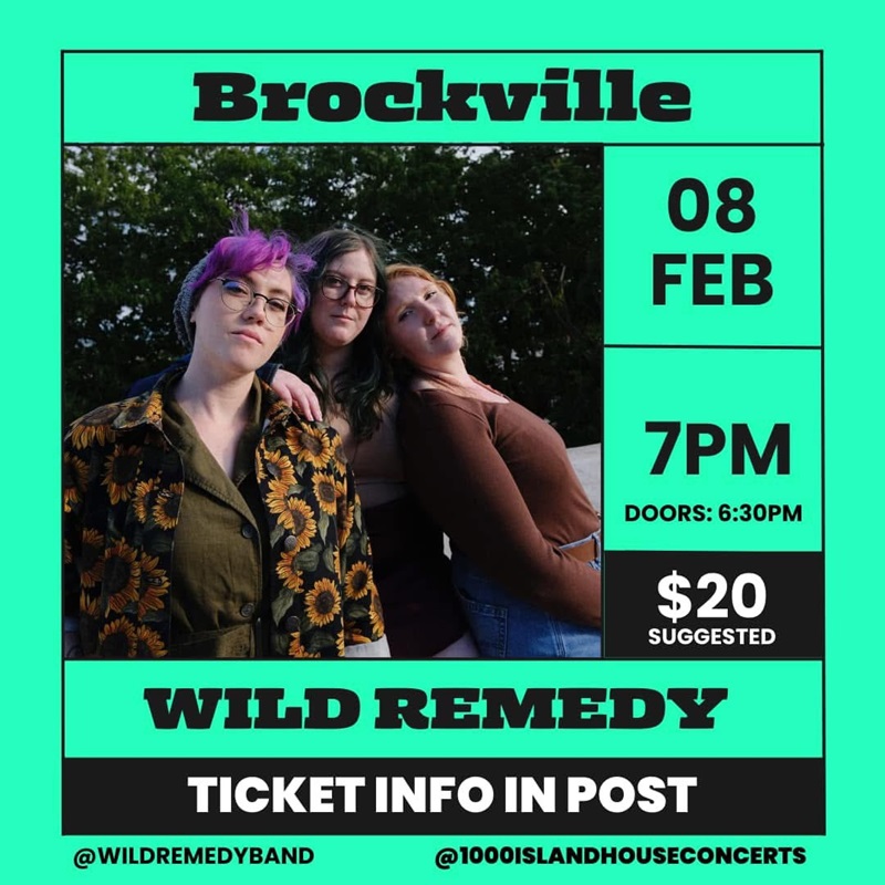 1000 Islands House Concerts, Wild Remedy - Hometown TV12 Brockville